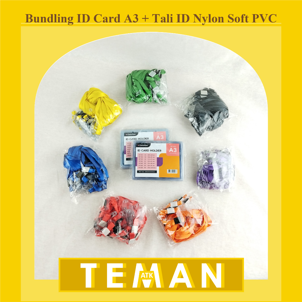 Bundling ID Card A3 + Soft PVC Nylon ID Strap (NYLKSFP) | Shopee Malaysia