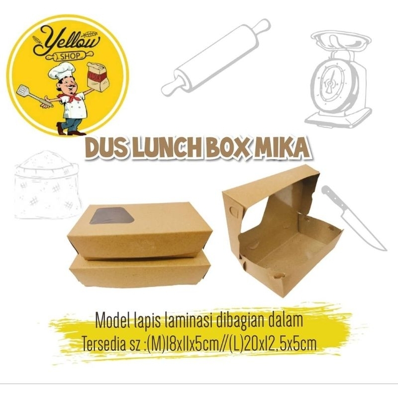 Chocolate MIKA PAPER LUNCH BOX / SHEET | Shopee Malaysia