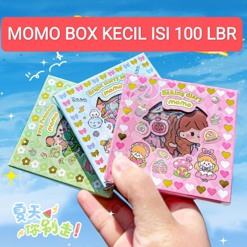 NEW Momo Stickers 100 Sheets Cute Korean Stickers Viral Momo Stickers ...