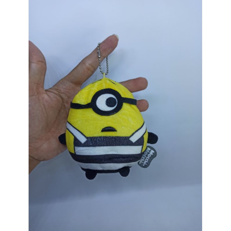 Despicable me Minion Doll original mocchi mocchi keychain | Shopee Malaysia