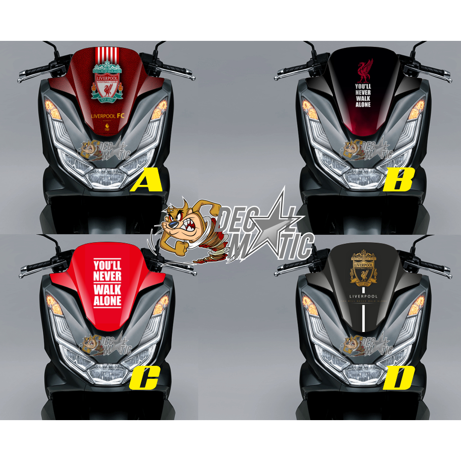 Honda PCX 150 160 Visor Sticker Iiverpool FC Football Club | Shopee ...