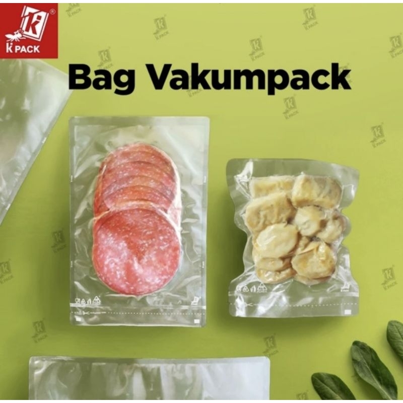 Vacuumpack Bag Plastic Packaging / Vacuum pack Bag 20x25 cm Kpack brand ...