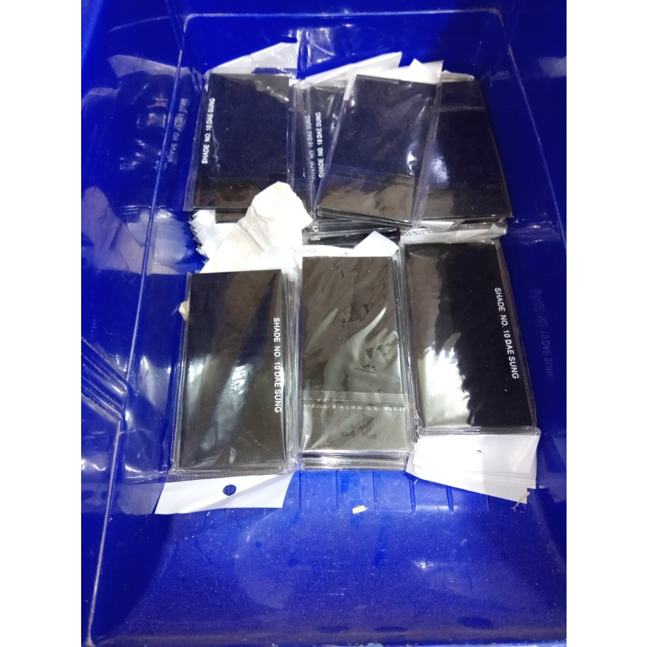 HITAM Welding Glass Black Welding Dark Glass Welding Mask Glass 9,10,11 ...