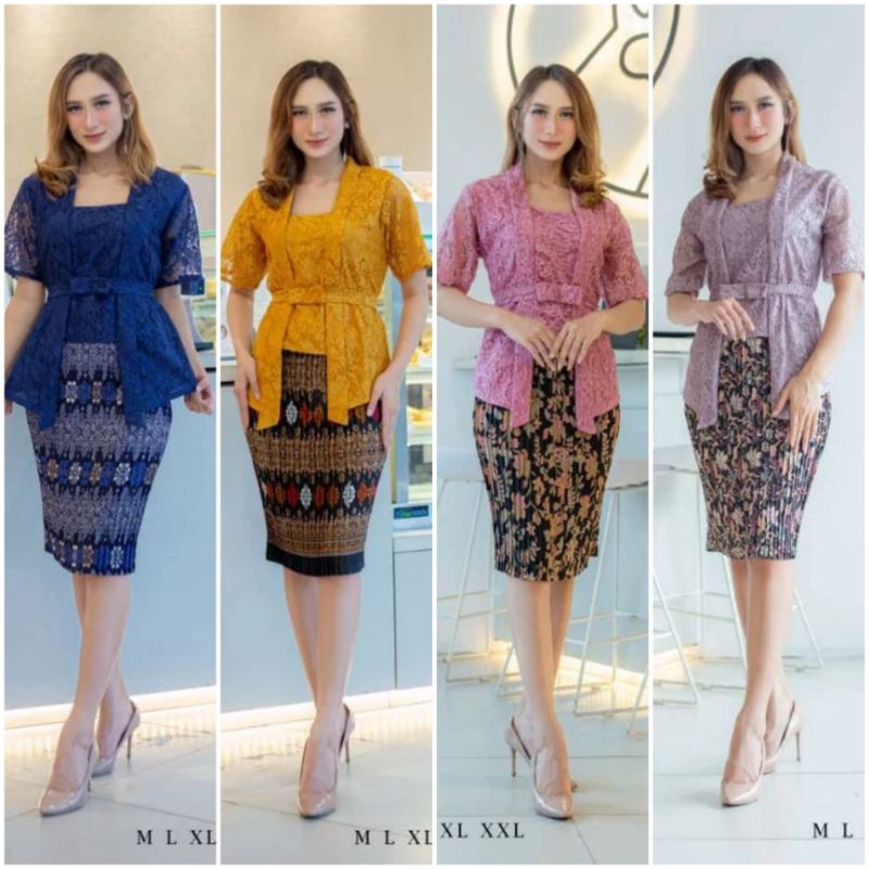 HITAM Women's KEBAYA SET KUTUBARU MIX MODERN SHORT SKIRTS FOR TEENAGERS ...