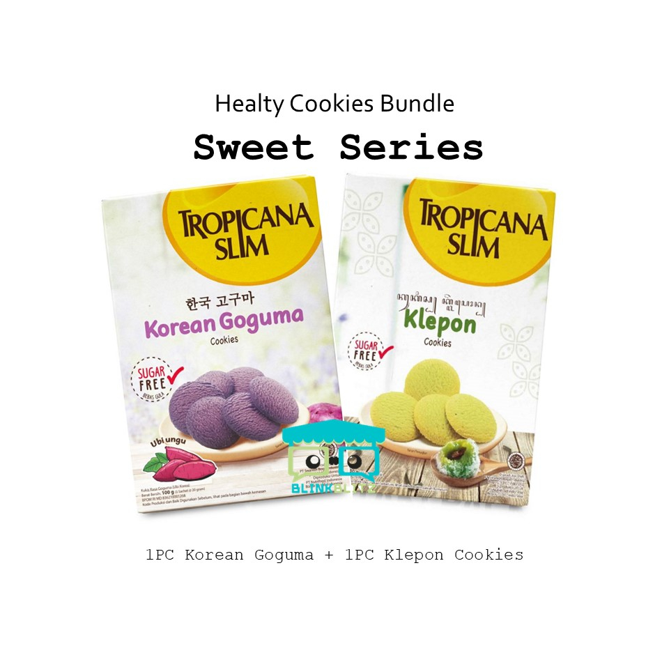 Tropicana Slim Korean Goguma & Klepon Cookies | Shopee Malaysia