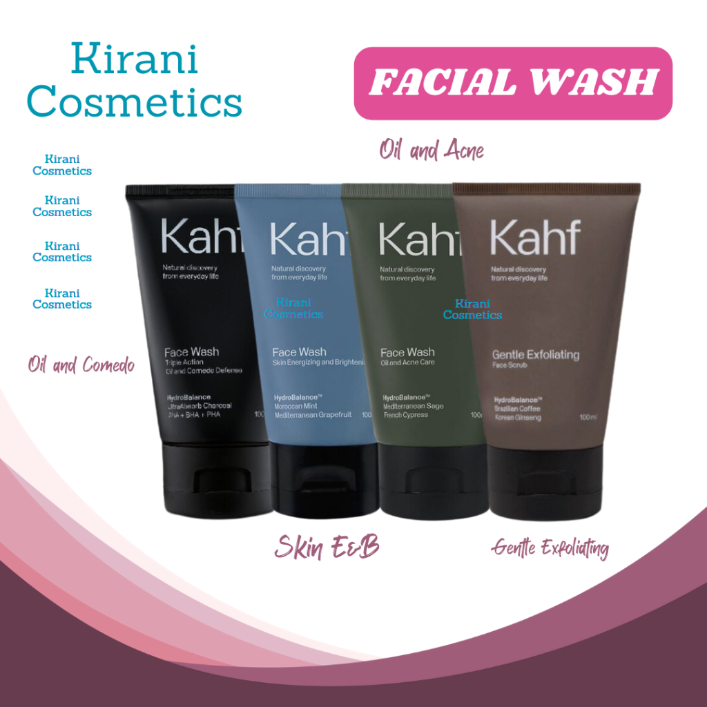 Kirani Cosmetics - Kahf men facial wash 100 ml | Shopee Malaysia