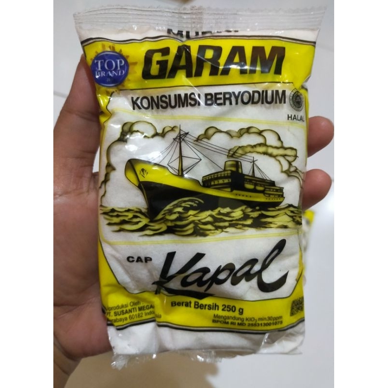 Original 250g Ship CAP Salt (5pcs) | Shopee Malaysia