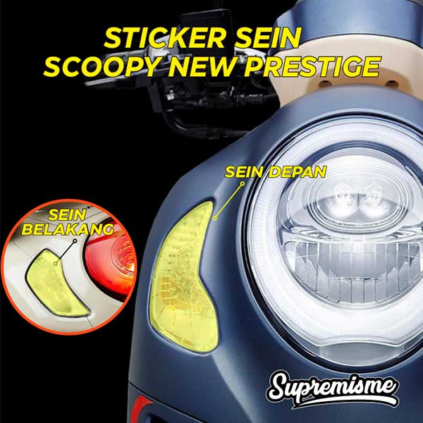 Scoopy ALL new PRESTIGE Turn Signal Light Stickers | 2023 Scoopy Turn ...