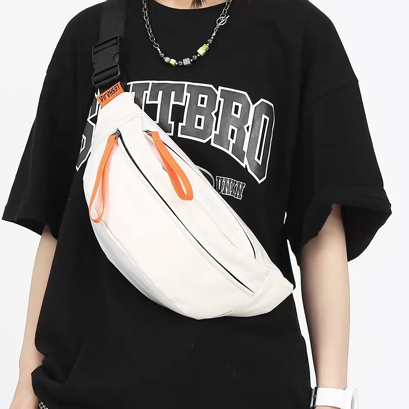 Sports Waist bag Fashion Diagonal Chest bag Women's shoulder bag Korean ...