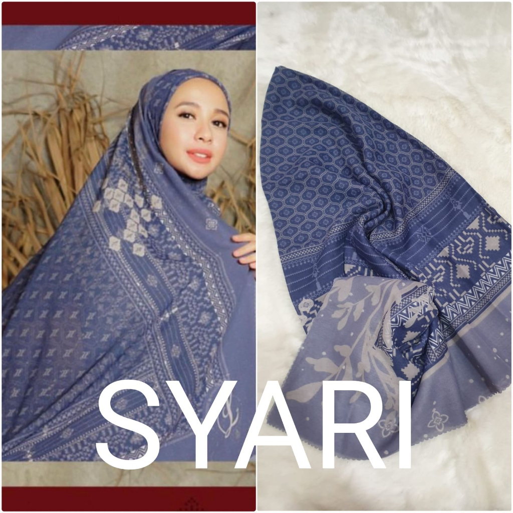 Best Selling!! Syari Motif 130x130/Jumbo Motif Quadrilateral Hijab ...