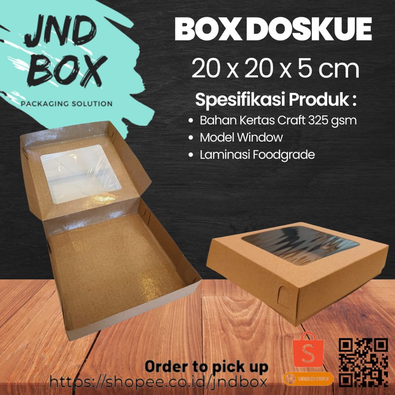 Window Rice Box 20 x 20 x 5 cm (Min Order 2 Pcs) | Shopee Malaysia