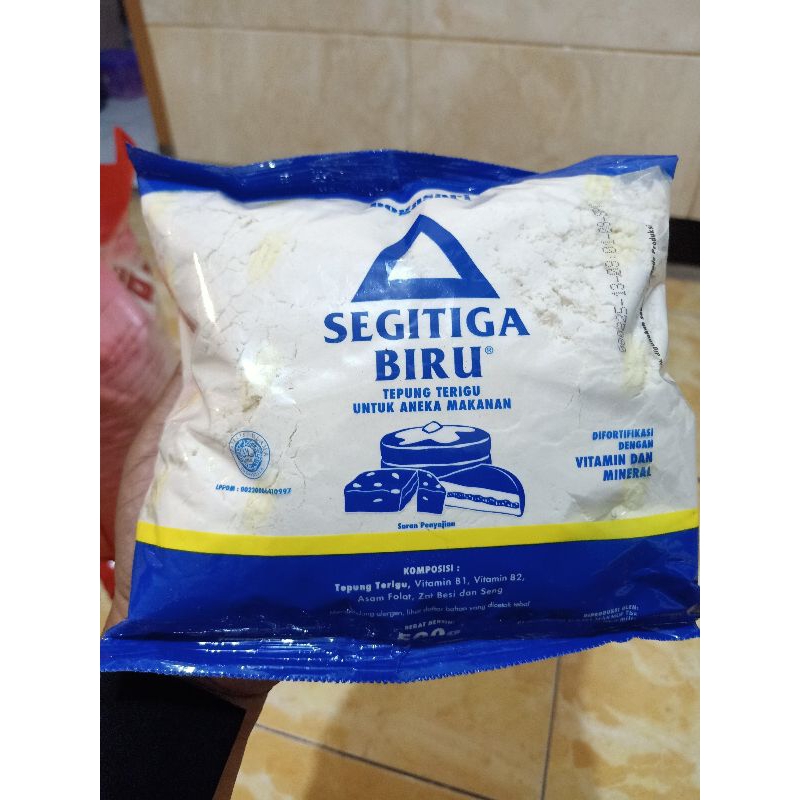 Blue Triangle Wheat Flour 500gr | Shopee Malaysia