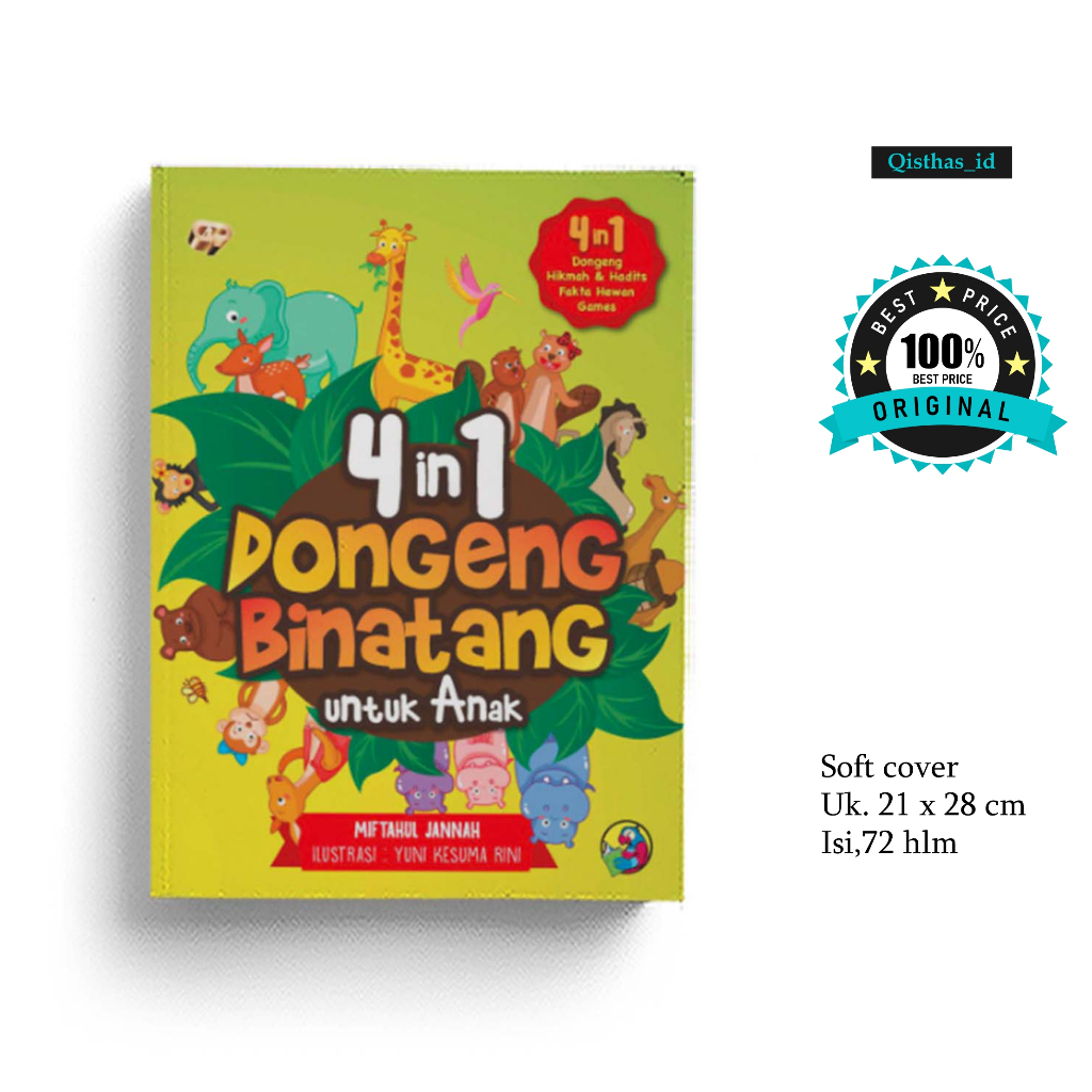 4 In 1 - Animal Tales for Children - Gema Insani | Shopee Malaysia