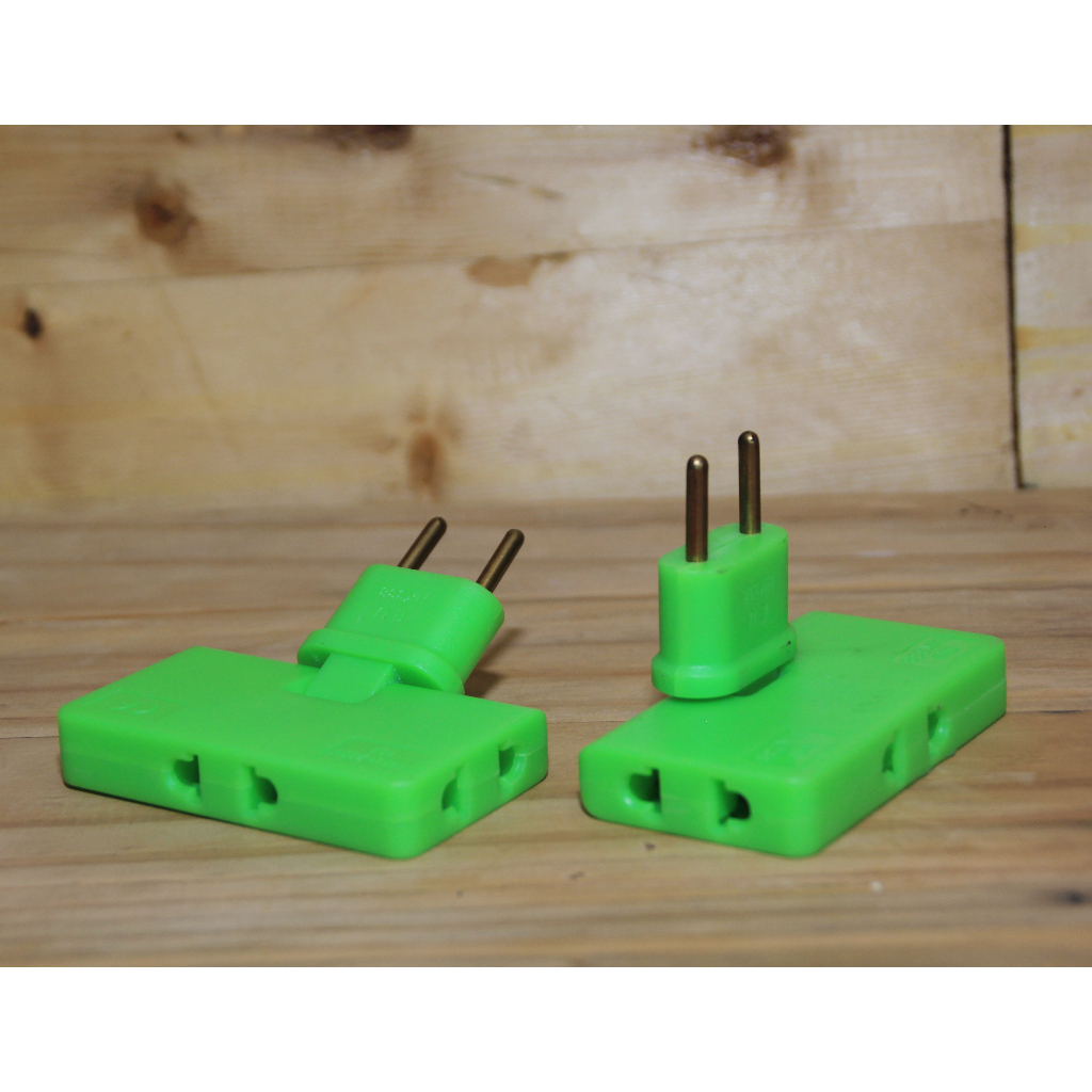 2pcs Folding Plug 3in1 Power Socket Extension Travel Adapter | Shopee ...
