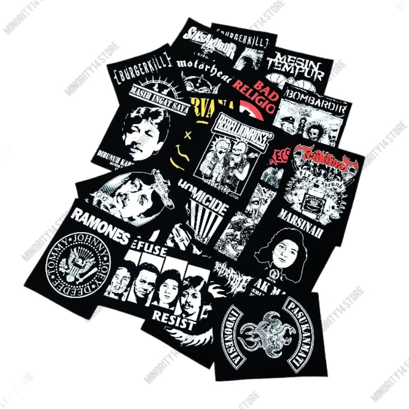 Screen Printed Backpatch Back Emblem Back Patch Punk Rock Hardcore ...