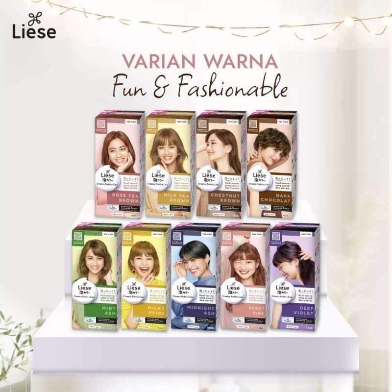 Liese Hair Foam Color - Hair Dye in Japan | Shopee Malaysia
