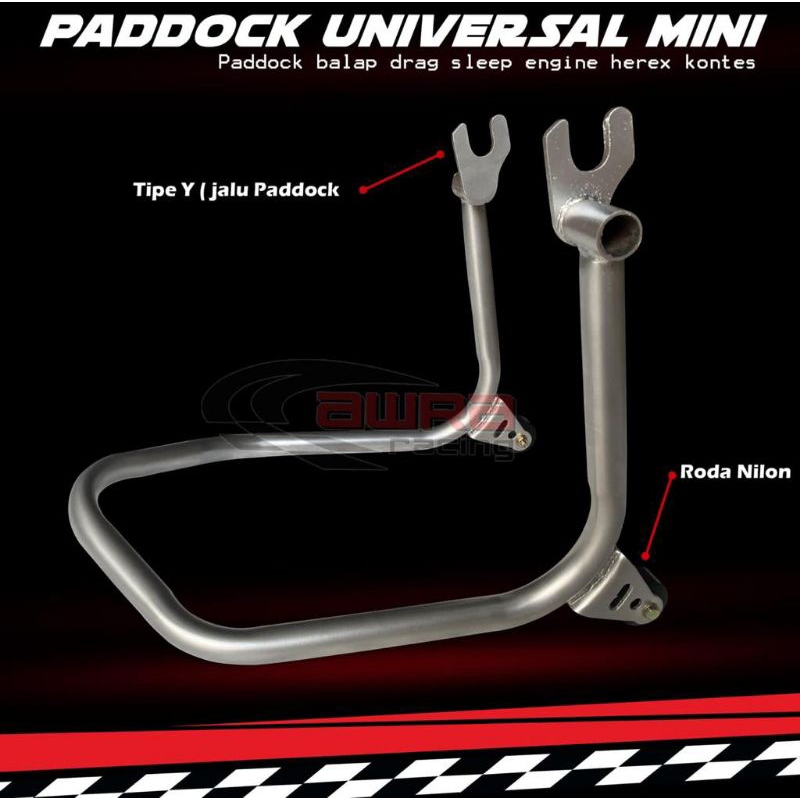 Standard Paddock Pedok Mini Motorcycle Universal Drag Racing Ninja RR ...