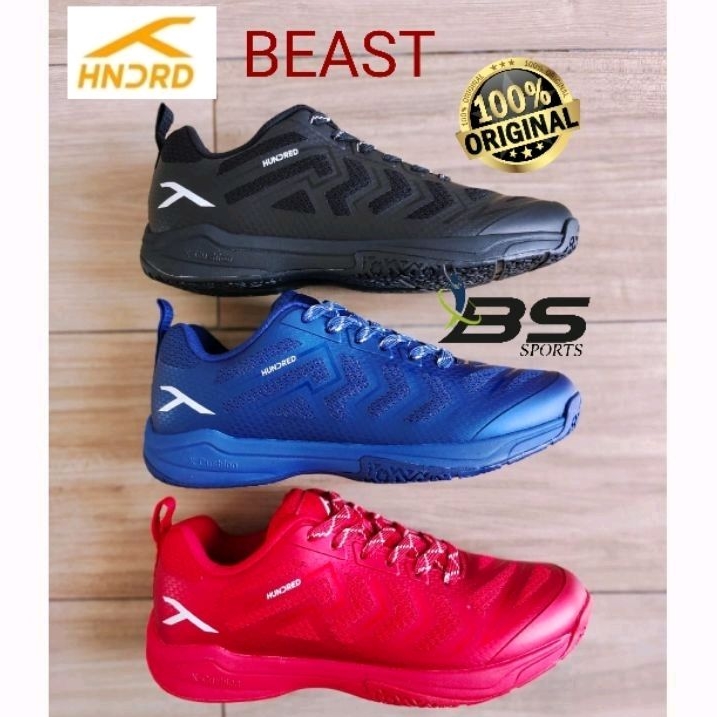 Hundred BEAST BADMINTON Shoes HNDRD BEAST ORIGINAL | Shopee Malaysia