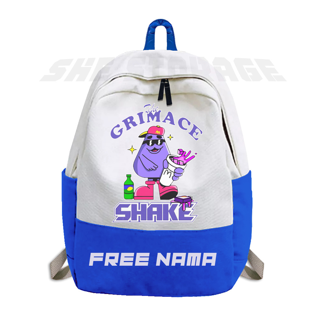 Grimace's SHAKE MCD Children's Backpack/FREE Name Print | Shopee Malaysia