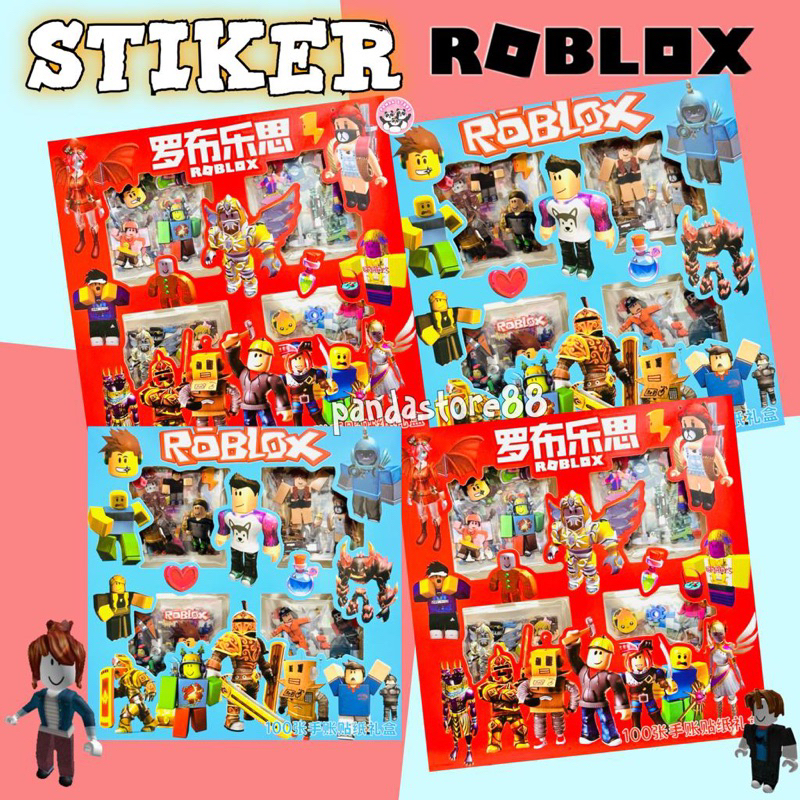 Waterproof PVC Boy Roblox Sticker Contents 100pc | Shopee Malaysia