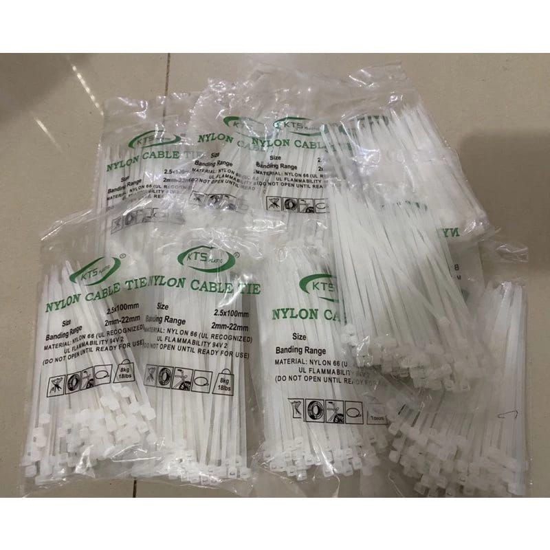 Cable Tic Cable Tie CONTENTS 100 PCS Plastic Ties Plastic Adhesive ...
