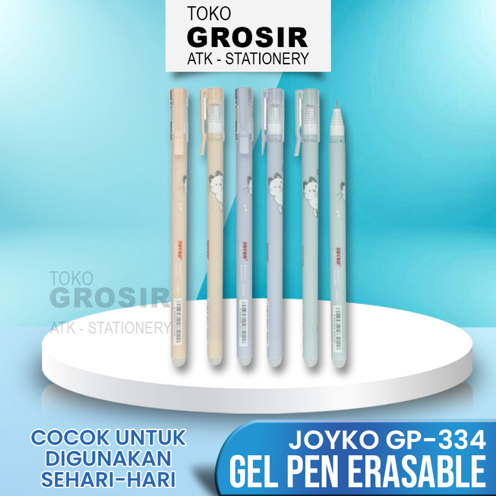 Erasable Gel Pen Erasable Pen Joyko GP-334 Shokyo 7 Gel 0.5 mm | Shopee Malaysia