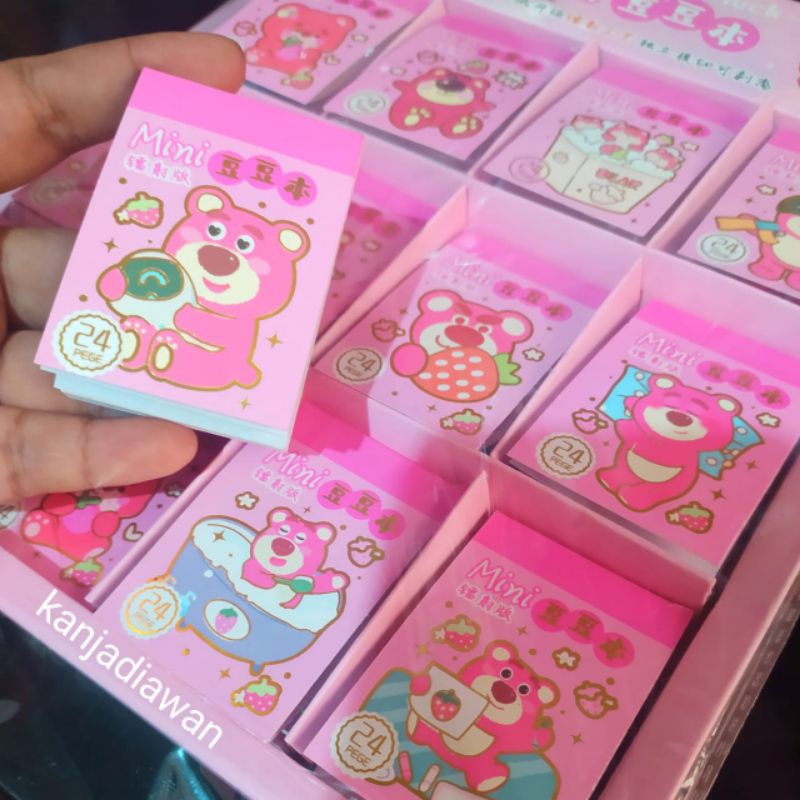 Lotso TOY Story Sticker Pack Pink Bear | Shopee Malaysia