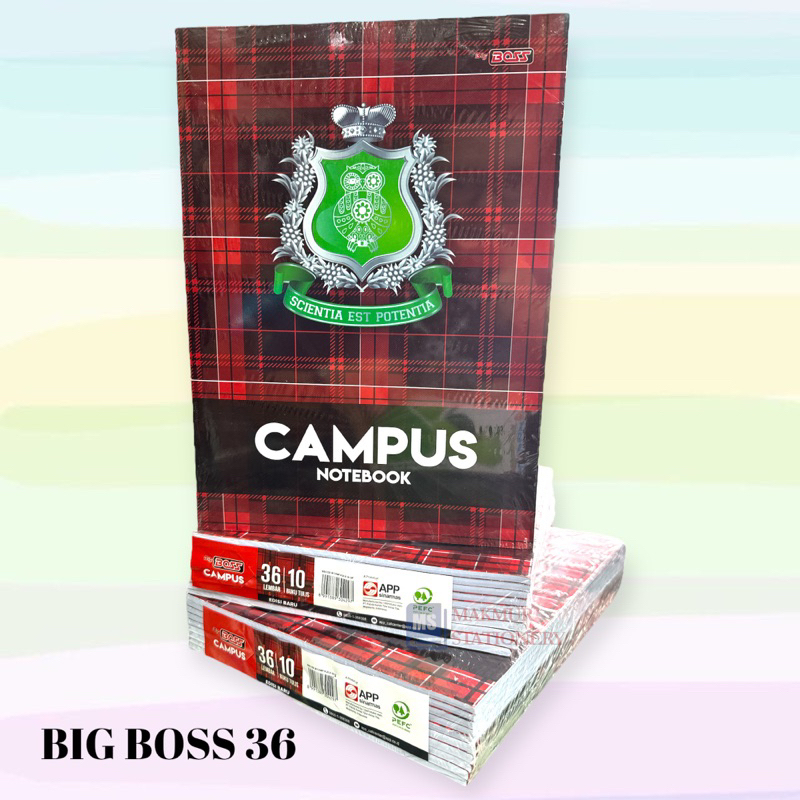 Big Boss 36 Campus Writing Book (Pack) | Shopee Malaysia