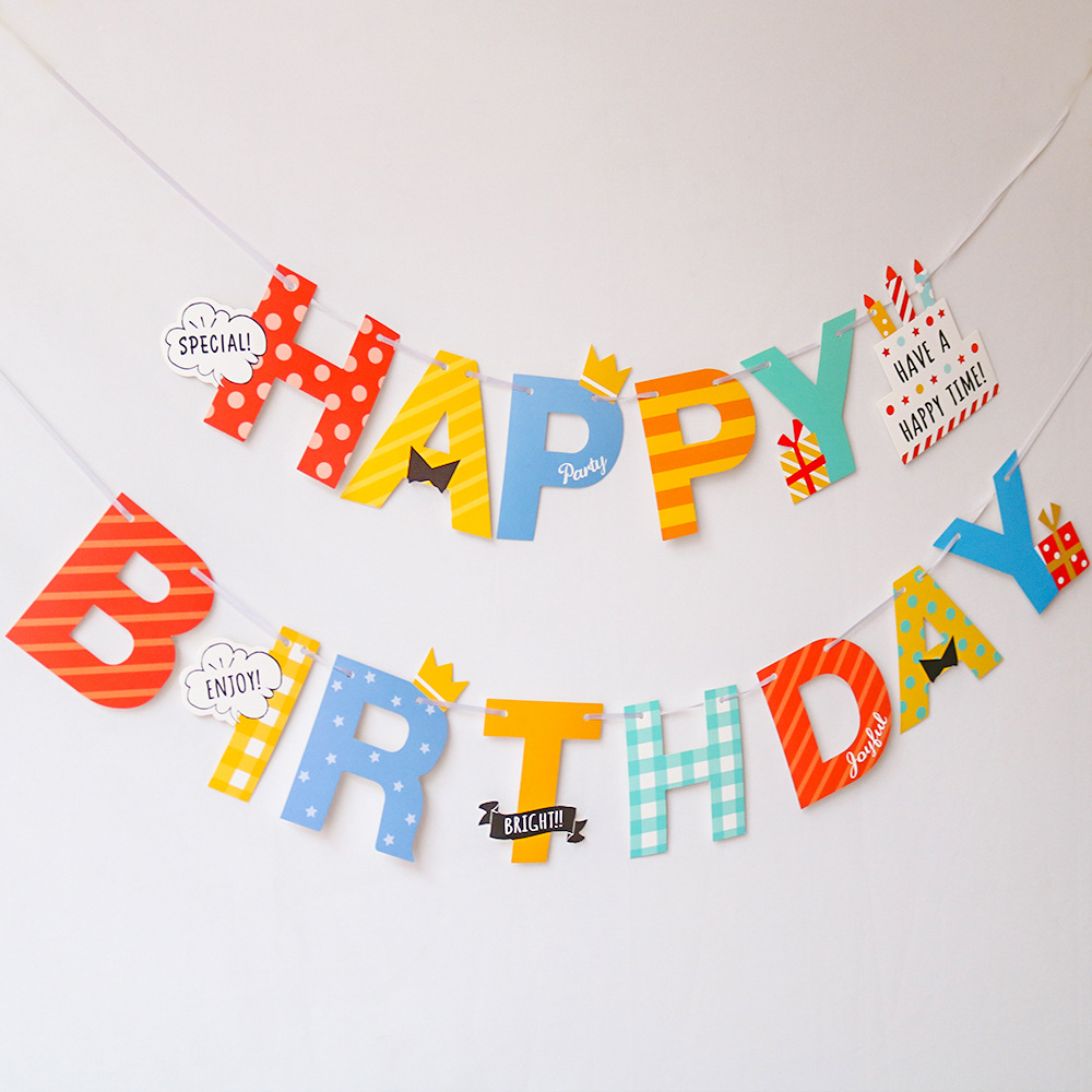 Happy Birthday Banner, HBD Banner, Birthday Banner, Cake Banner, Cute ...