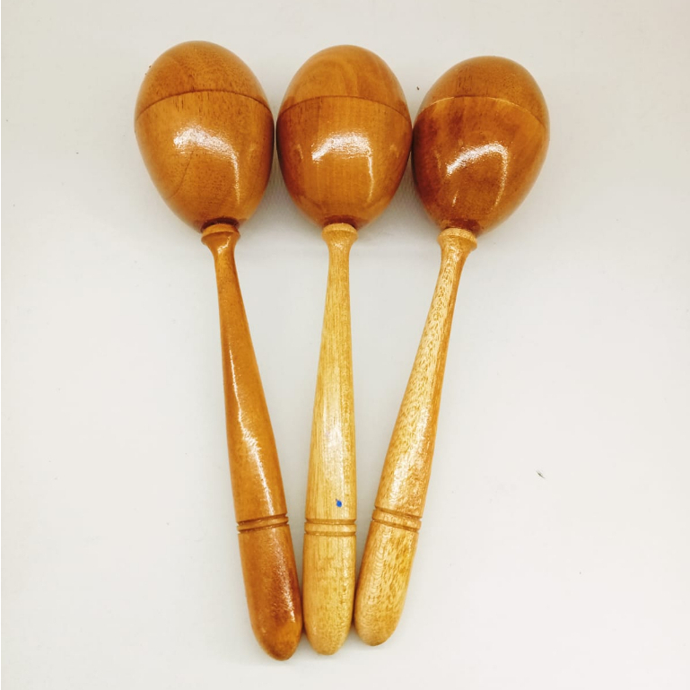 Traditional MARAKAS Musical Instrument Contains Beads, Small Plain ...
