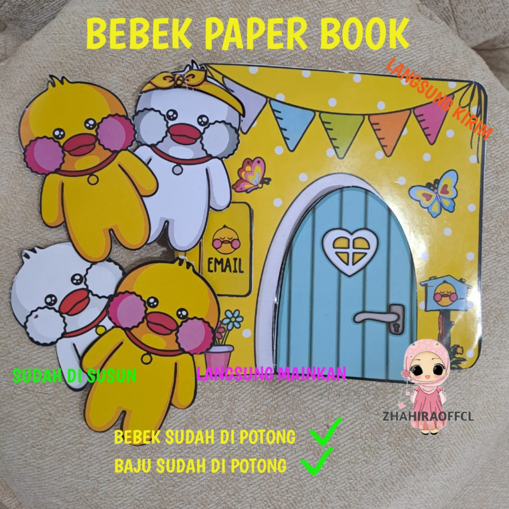Viral DUCKS/BEK DOLLS/PAPER DUCK HOUSE/QUITE BOOK CHILDREN'S ...