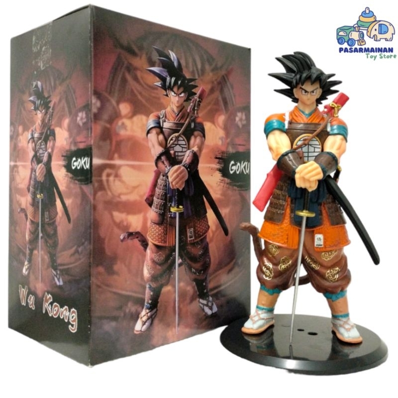 Dragon Ball Z Figure Super Saiyan Son Goku samurai Miniature Decoration ...