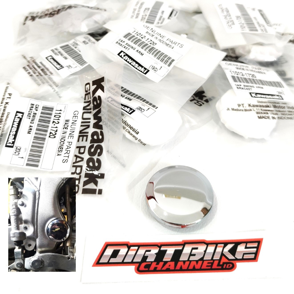 Original Kawasaki KLX 150 BF LGS Dtracker NINJA Swing Arm Frame Cover ...