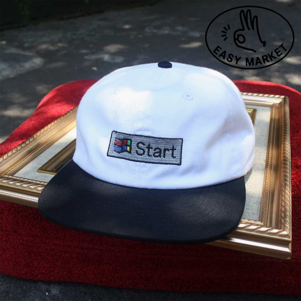 Vintage Microsoft Start Hat 1990's | Shopee Malaysia