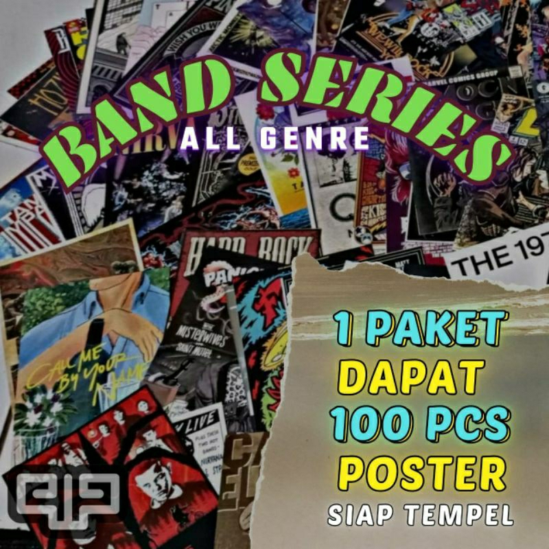 (CONTENTS Of 100) Genre All Series Band Posters/Band Posters Contains ...