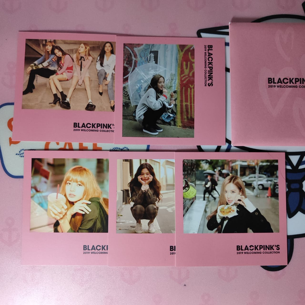 Polaroid 2019 WELCOMING COLLECTION BLACKPINK JENNIE LISA JISOO GROUP ...