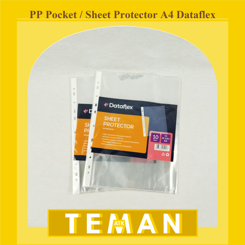 Pp Pocket / Sheet Protector Dataflex A4 - contains 10 sheets (DF-741 ...