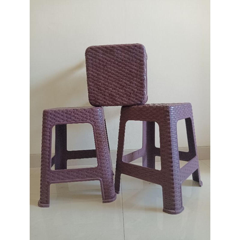 Meatball Plastic Chair/Rattan Motif Chair/Strong Sturdy Plastic Chair ...