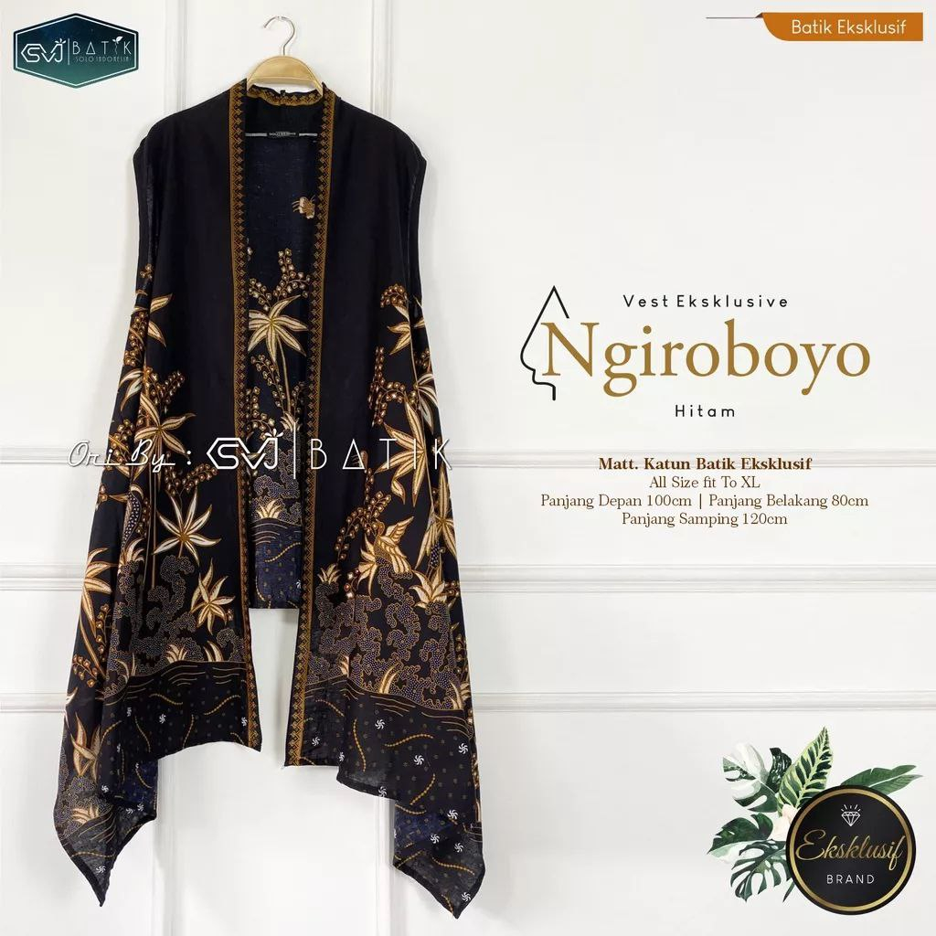 VEST BATIK OUTER LONGCARDI OUTFIT CURRENT AND ELEGANT | Shopee Malaysia