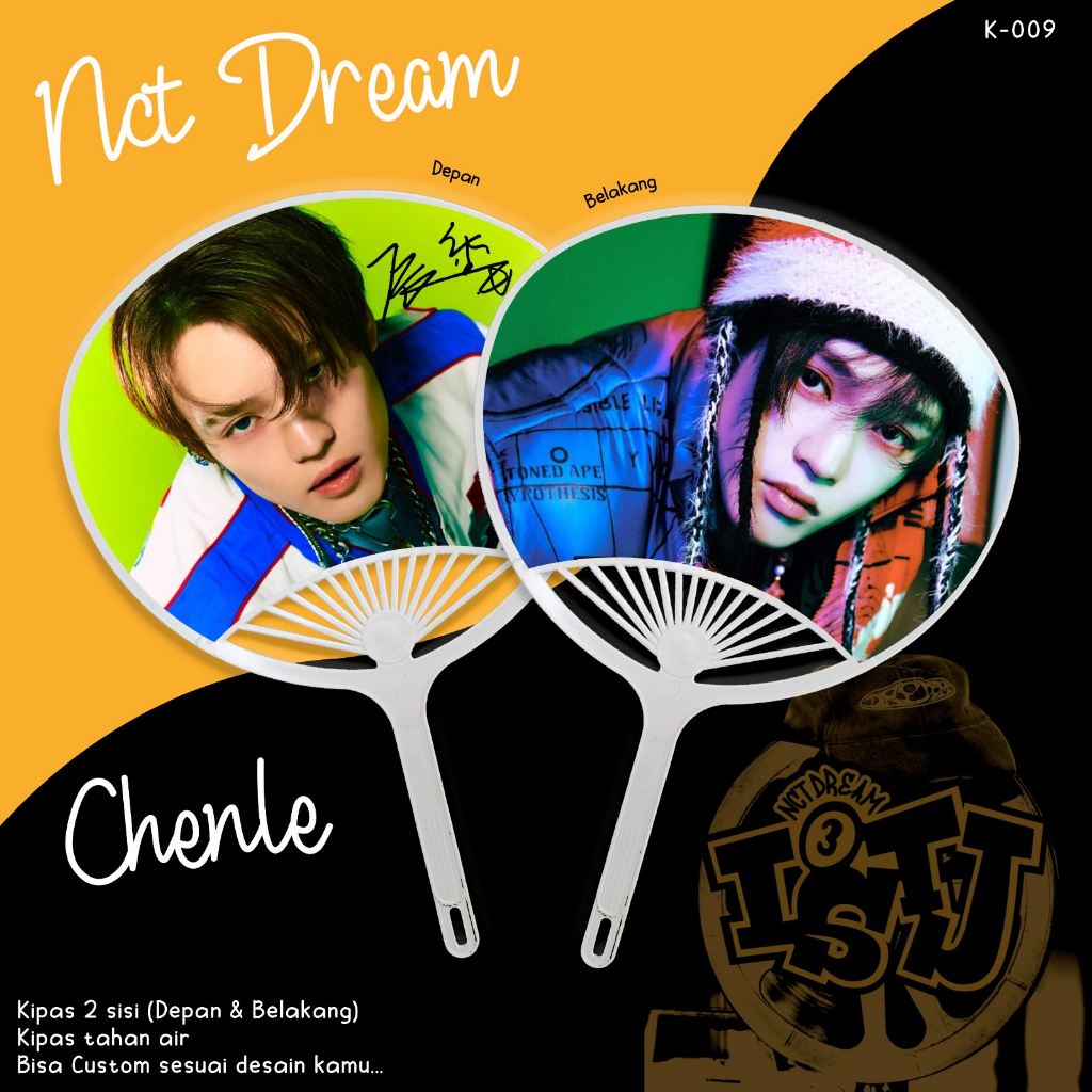 Newest NCT DREAM IDOL KPOP IDOL Fan Hand Fan Picture Front Back ...