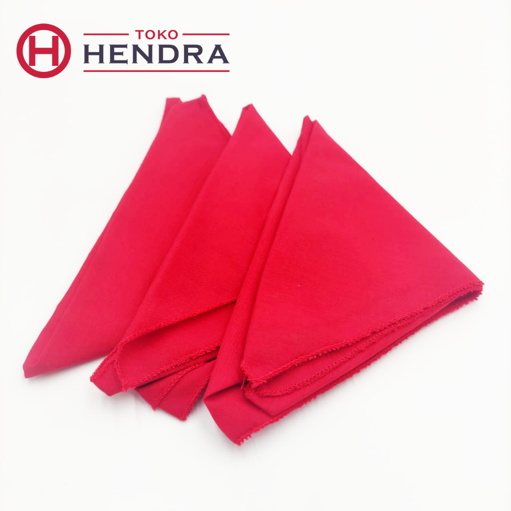 MERAH Paskibra Red Slayer Scarf | Plain Red Slayer | Slayer Paskibraka ...