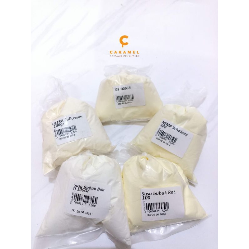 Milk POWDER 100GR - MILK POWDER FULLCREAM - MILK BAKING - CAKE MILK ...