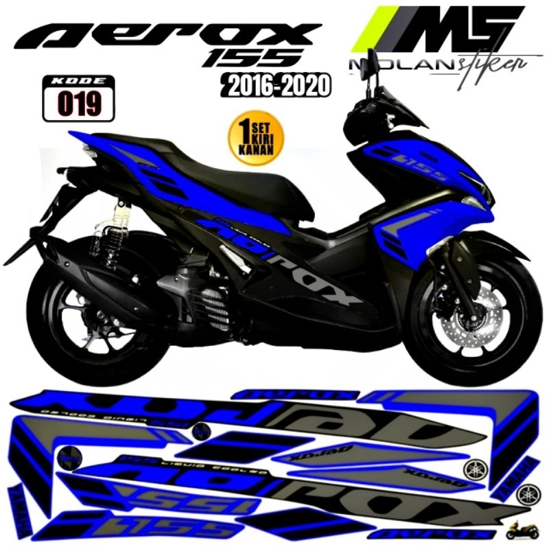Decal Sticker Striping Variation Aerox Old Aerox 155 Old 2016-2019 ...