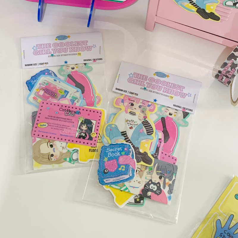 Summer Tapes - The Coolest Girl You Know Sticker Pack/Seal Sticker ...