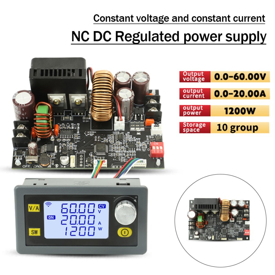 Stepdown Stable Power Supply DC Buck Converter 60V 20A 1200W XY6020L ...