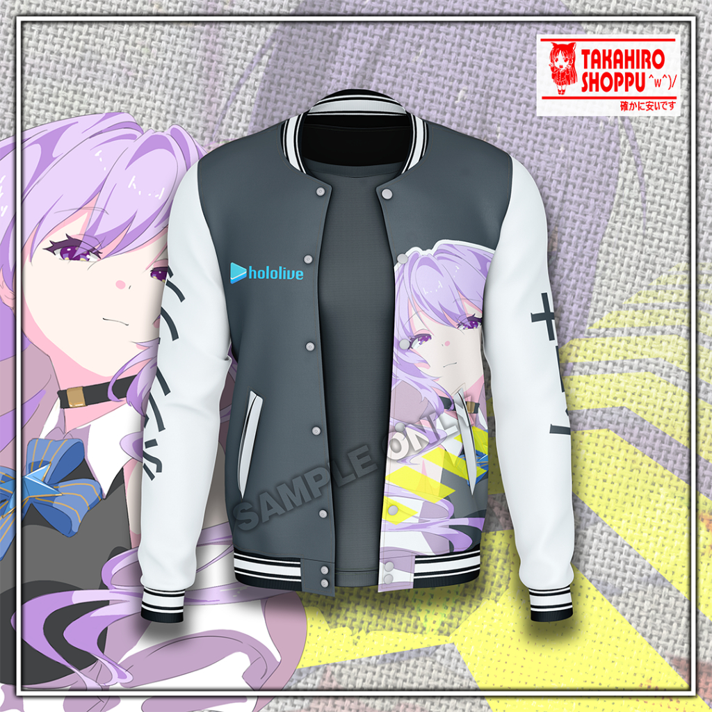 Hololive Varsity Jacket / Varsity Jacket - MOONA | Shopee Malaysia