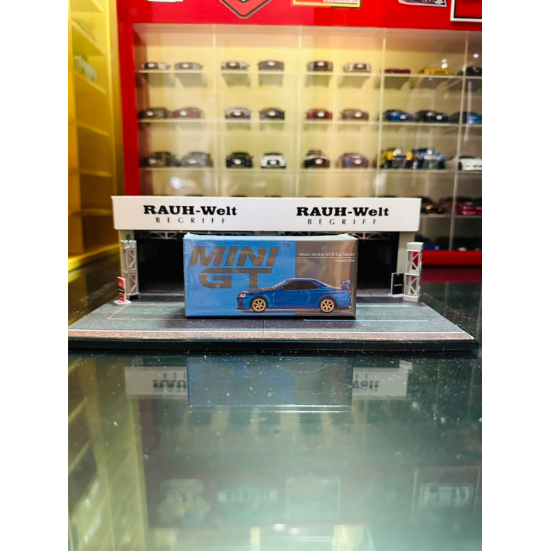 Mini GT 531 Nissan Skyline R34 Top Secret Bayside Blue | Shopee Malaysia