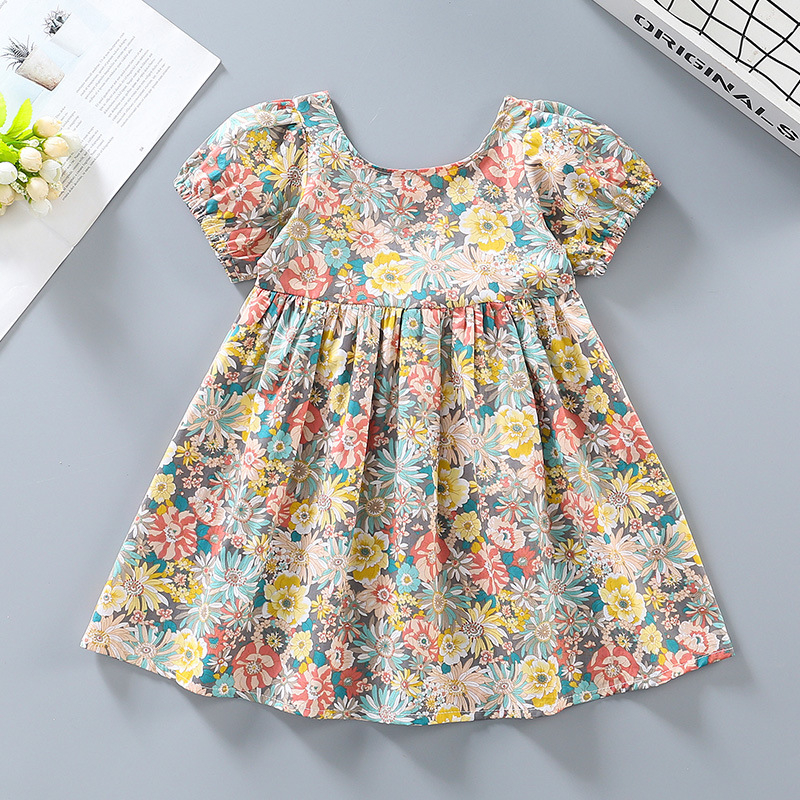 KATUN Zahra - Milana Floral Dress Kids Girls Clothes with Floral ...