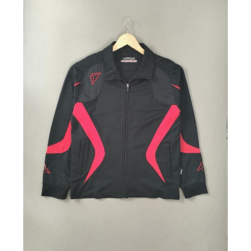 MERAH HITAM Original second Black Red Kappa Jacket | Shopee Malaysia
