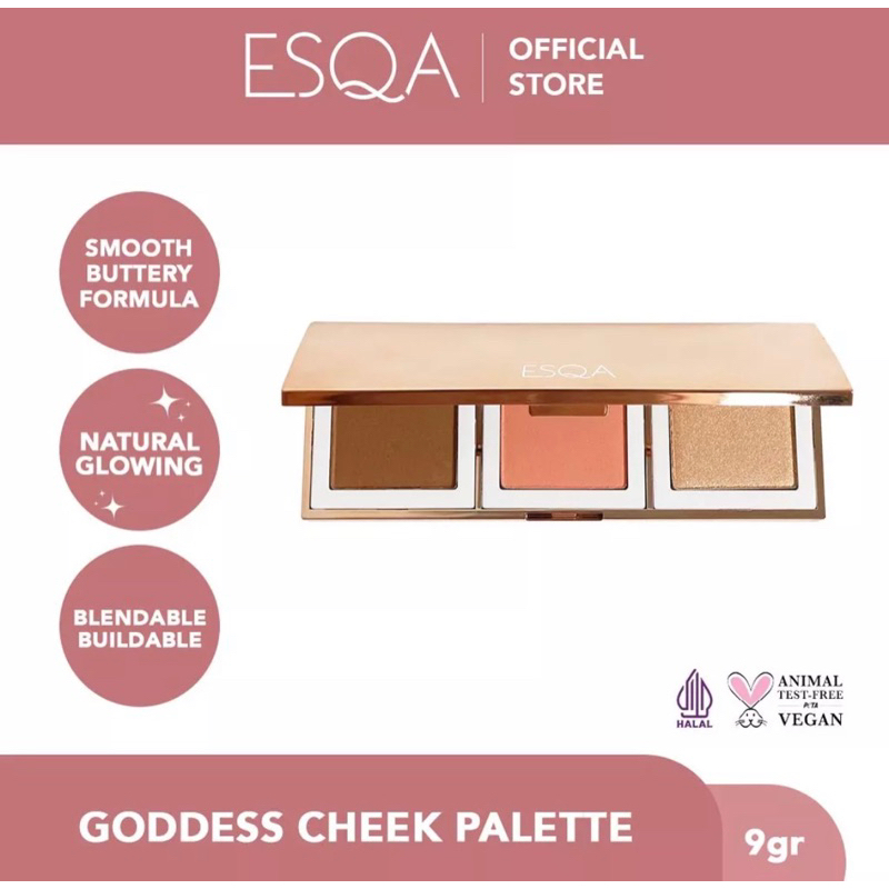 MATA Esqa THE GODDESS CHEEK PALETTE ATHENA / APHRODITE ESQA PALLETE ...